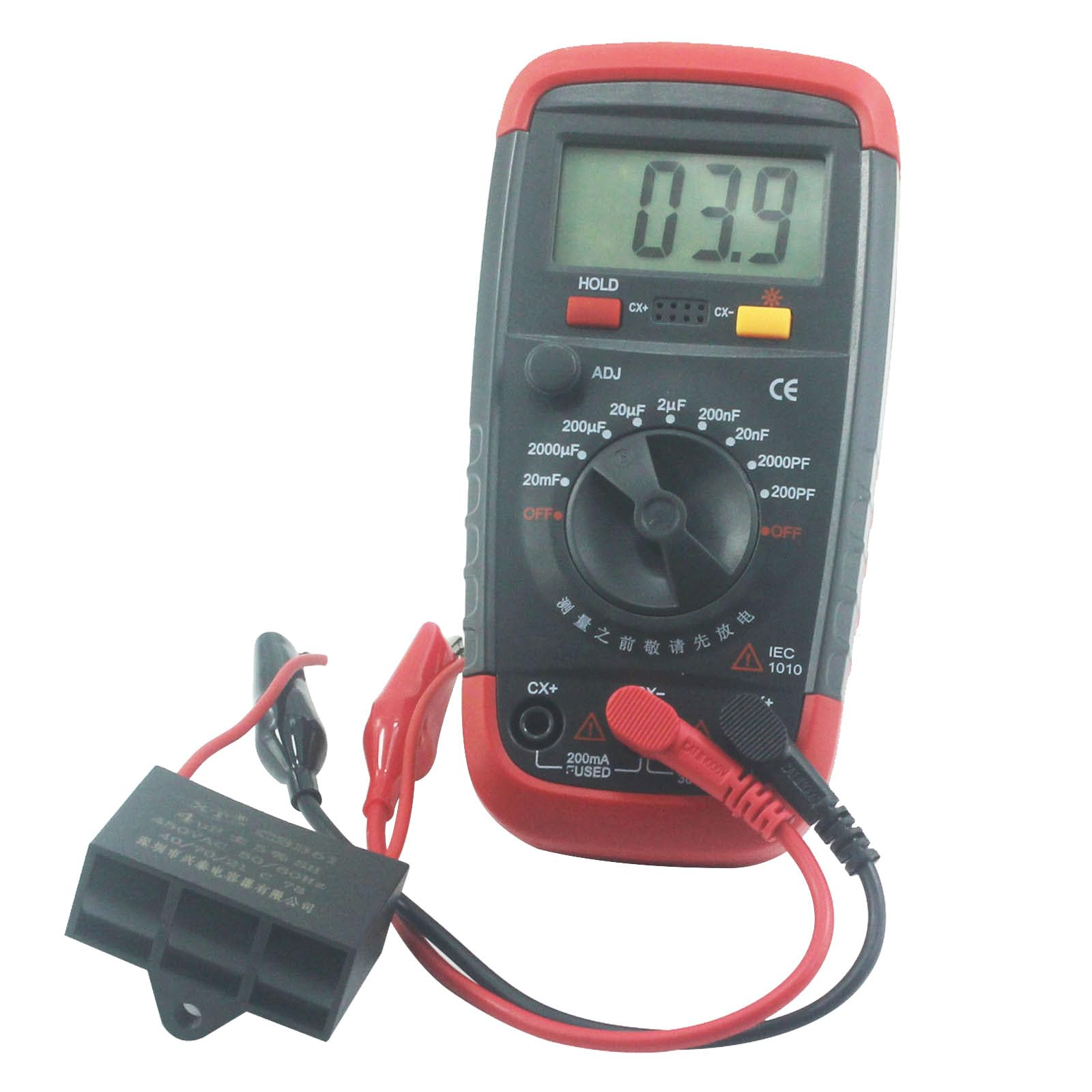 Snapklik.com : Digital Capacitance Meter 1999 Count Capacitor Tester ...