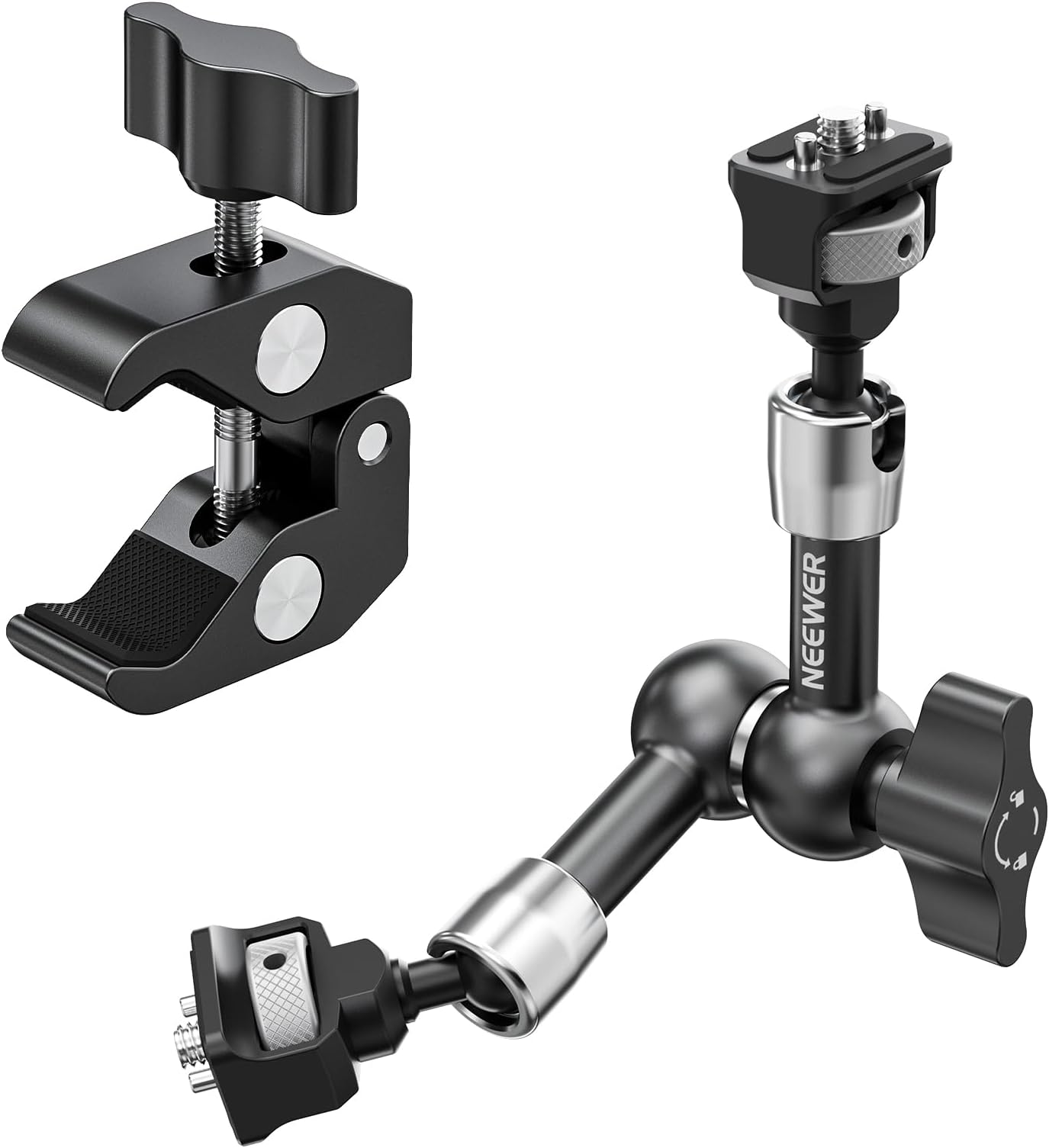 Amazon.com : NEEWER 7" Articulating Magic Arm Clamp Mount with Super ...