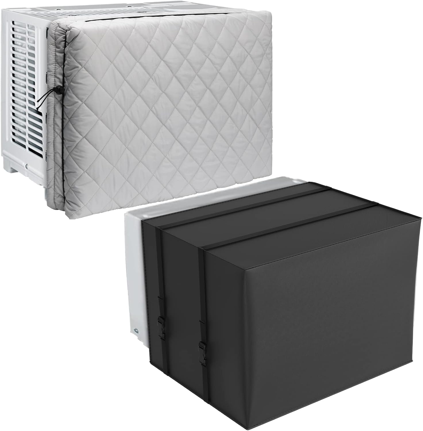 Amazon.com: 2 Pack Indoor Outdoor Window Air Conditioner Cover ...