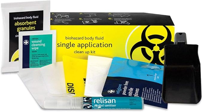 Amazon.com: Reliance Medical Biohazard Body Spills Kit 1 Application ...
