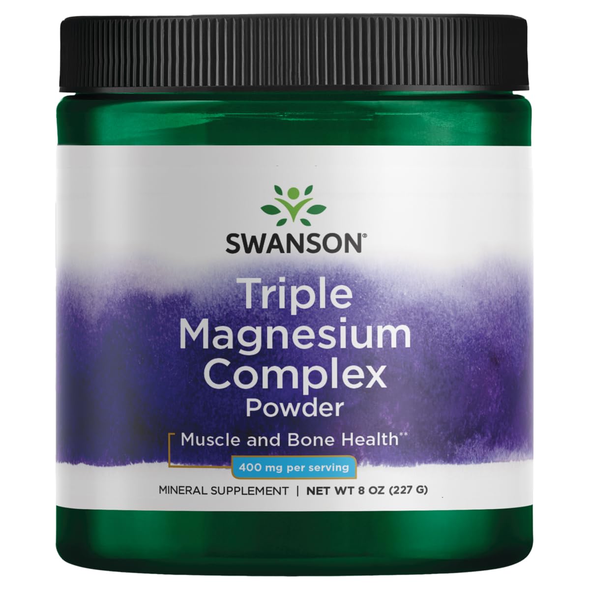 Snapklik.com : Swanson Triple Magnesium Complex Powder 400 Mg 8 Oz Pwdr