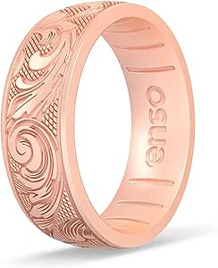 Enso Rings Signature Etched Collection - Classic Etched Silicone Rings ...