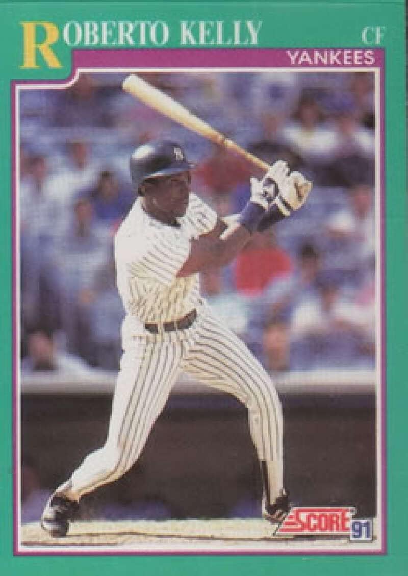 Amazon.com: Baseball MLB 1991 Score #119 Roberto Kelly #119 NM Yankees ...