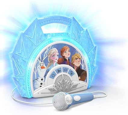 Amazon.com: Frozen 2 Sing Along Boombox with Microphone, Built in Music ...