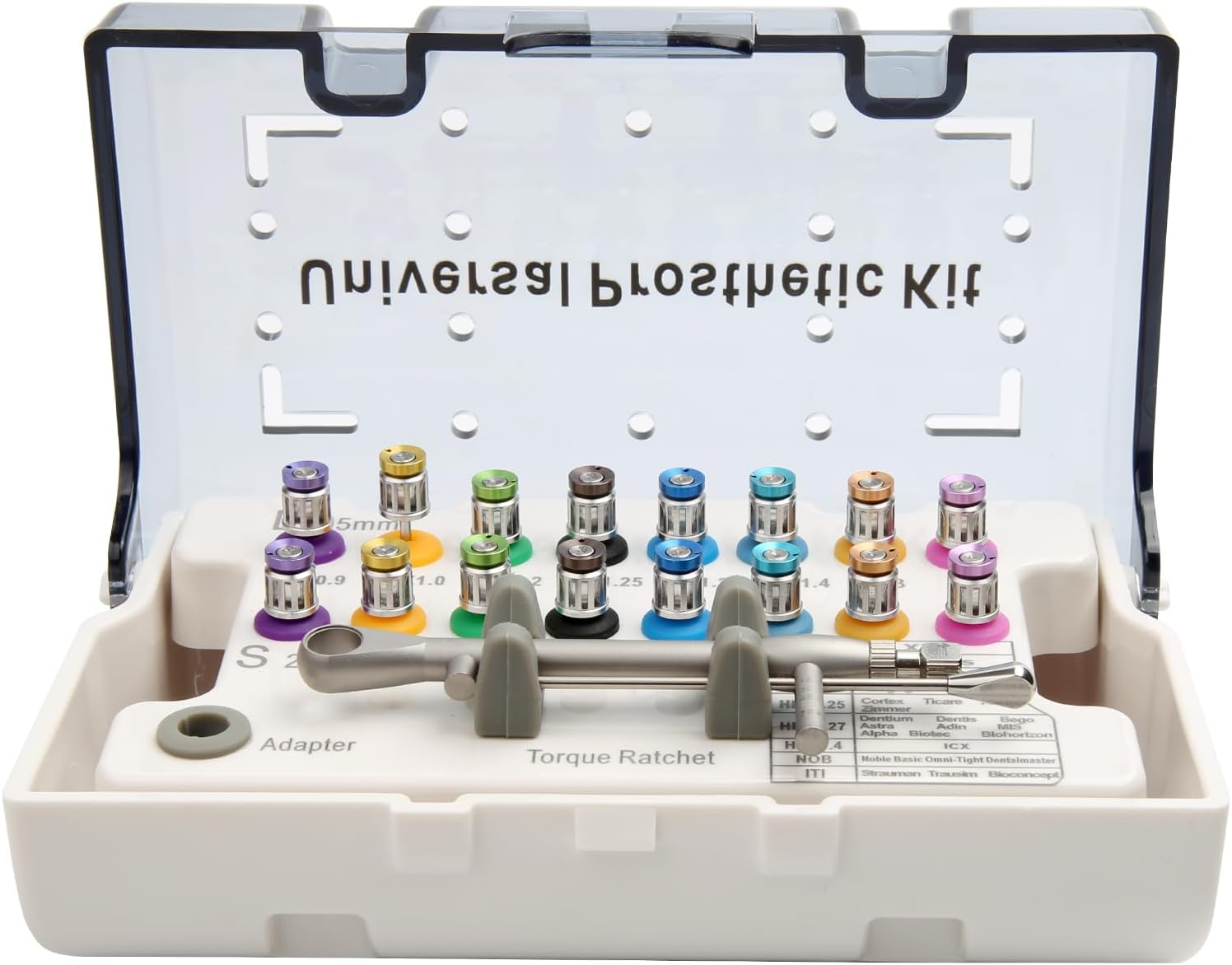 Universal Implant Torque Wrench Screwdriver Prosthetic Kit Adjustable ...