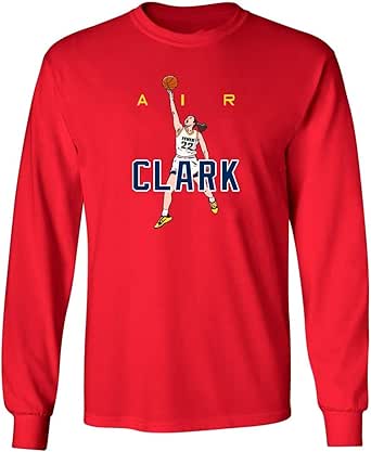 Amazon.com: Long Sleeve Fever Air Clark Shirt T-Shirt Mens Long Sleeve ...