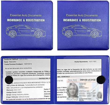 Amazon.com: Ziciner Car Registration Insurance Holder, 2Pack Essential ...
