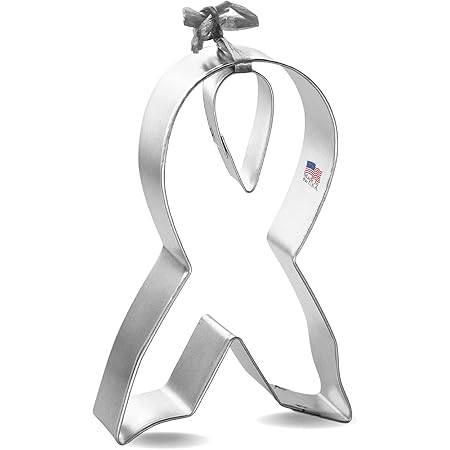 Amazon.com: Awareness Ribbon Cookie Cutter 2 Pc Set – Ribbon, Tear Drop ...