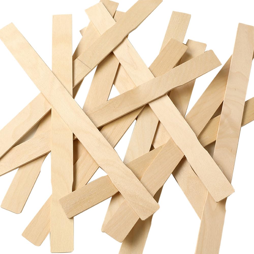 Snapklik.com : 25 Pack Paint Stir Sticks, 12 Inch Wooden Paint Crafts ...