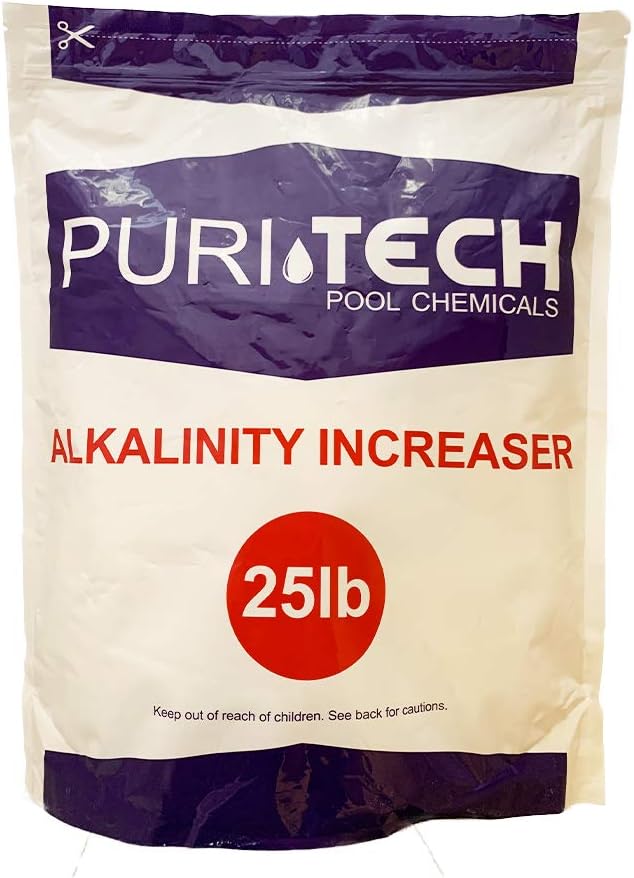 Amazon.com : Puri Tech Pool Chemicals 25 lb Total Alkalinity Increaser ...