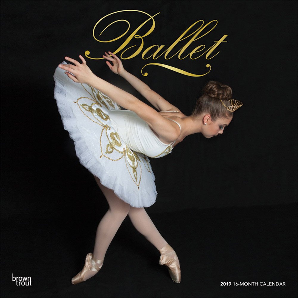 Ballet 2019 12 x 12 Inch Monthly Square Wall Calendar with Foil Stamped ...