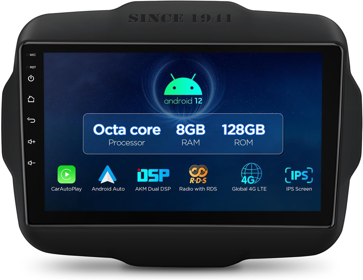 Amazon.com: XTRONS Car Stereo for Jeep Renegade, Android 12 Octa Core ...