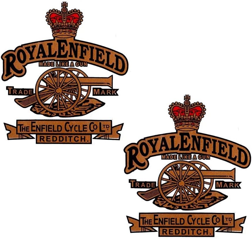 Gate 7 Bullet Enfield Crown Battery Box Tool Box Sticker Decal Set for ...