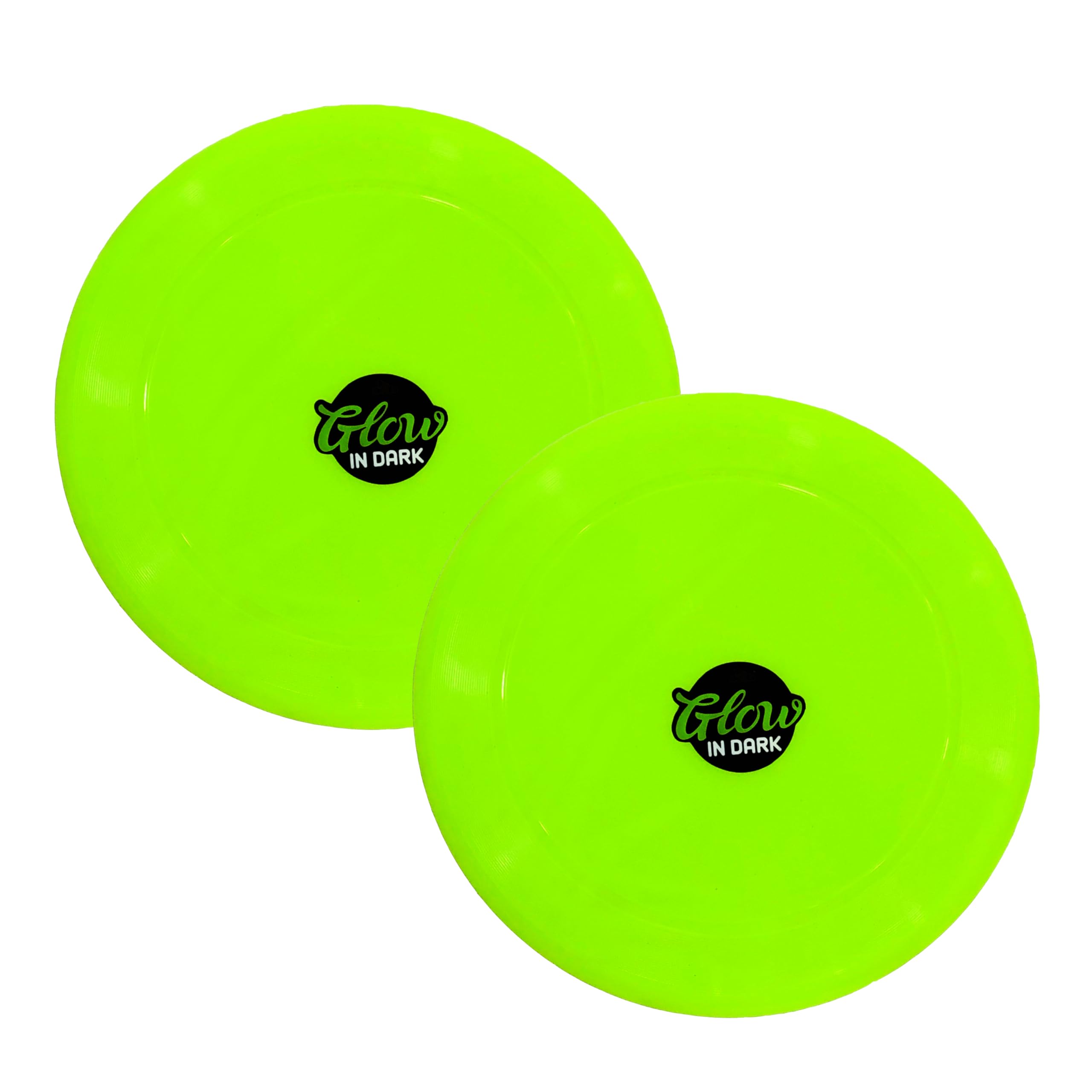 SHOPMEFAST 20 cm Diameter; Glow in The Dark Flexible Toy Frisbee Disc ...