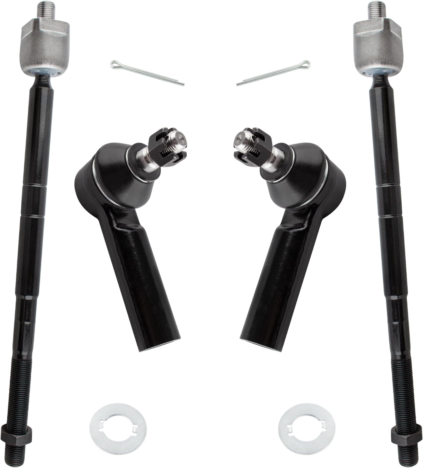 Amazon.com: Detroit Axle - Front 2pc Tie Rods for Ford Escape Mazda ...