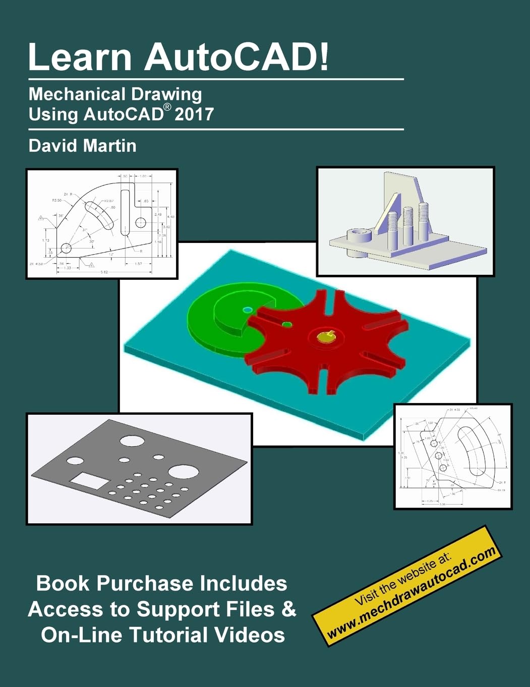 Amazon.com: Learn AutoCAD!: Mechanical Drawing Using AutoCAD® 2017: ...