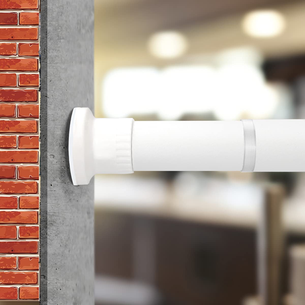 Room Divider Tension Curtain Rod,Room Divider Rod,Adjustable Spring ...