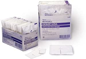 Amazon.com: WP000-7088 7088 Sponge Excilon AMD 2's Gauze Drain St 4x4 ...