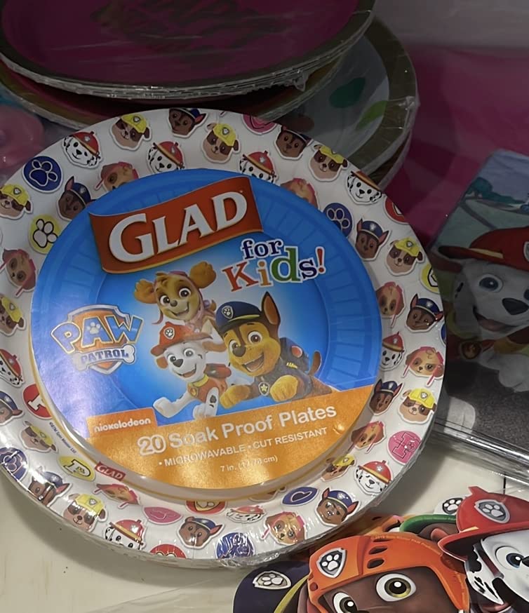 $1/mo - Finance Glad for Kids Paw Patrol Emoji Paper Dispososable ...