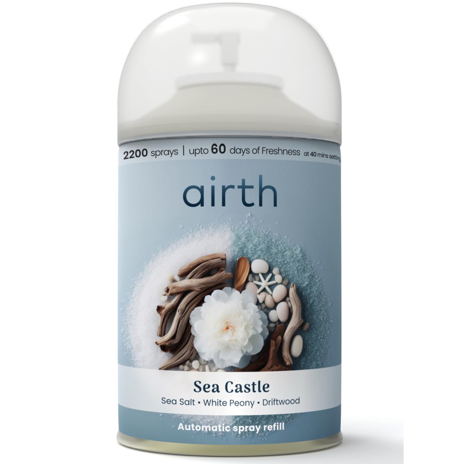 airth Sea Castle Automatic Spray Refill, Air Fresheners with notes of ...