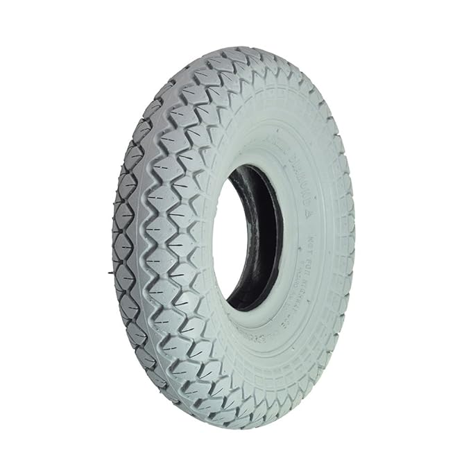 Amazon.com: AlveyTech 4.00-5 Pneumatic Mobility Tire with Diamond ...