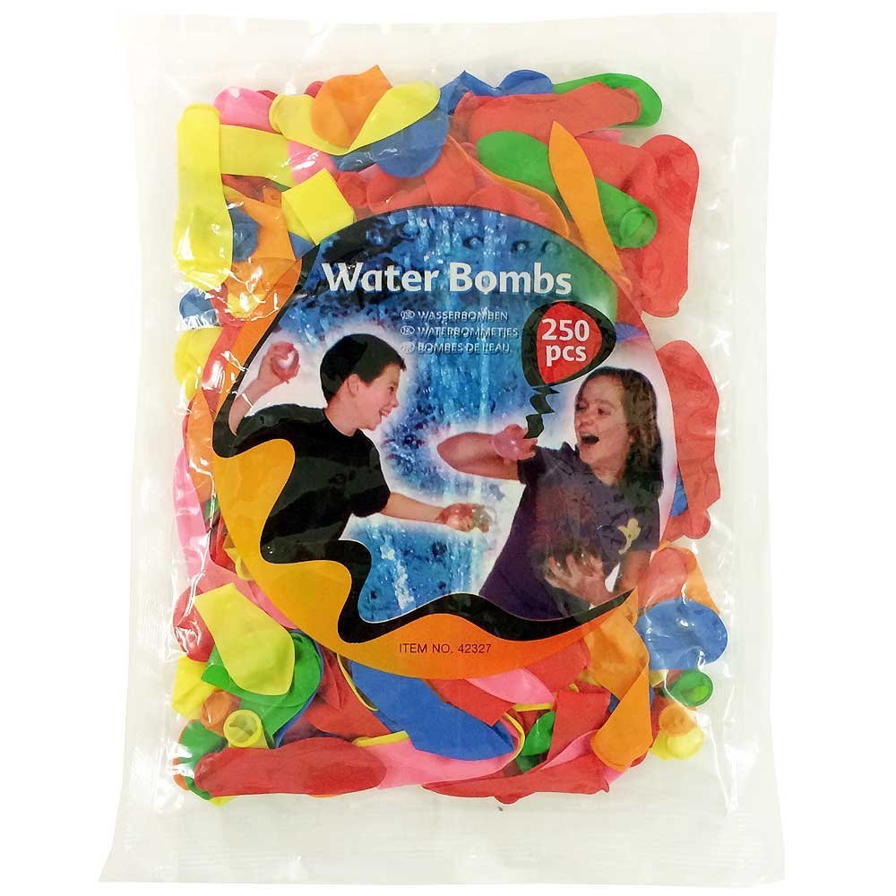 Water Bombs 250 Pieces Assorted Colours – BigaMart