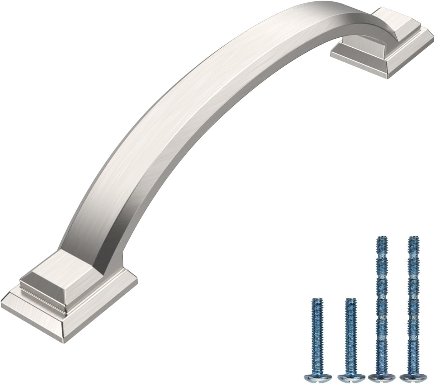 AOOTOCH 10 Pack 4 Inch Kitchen Cabinet Handles Brushed Satin Nickel ...