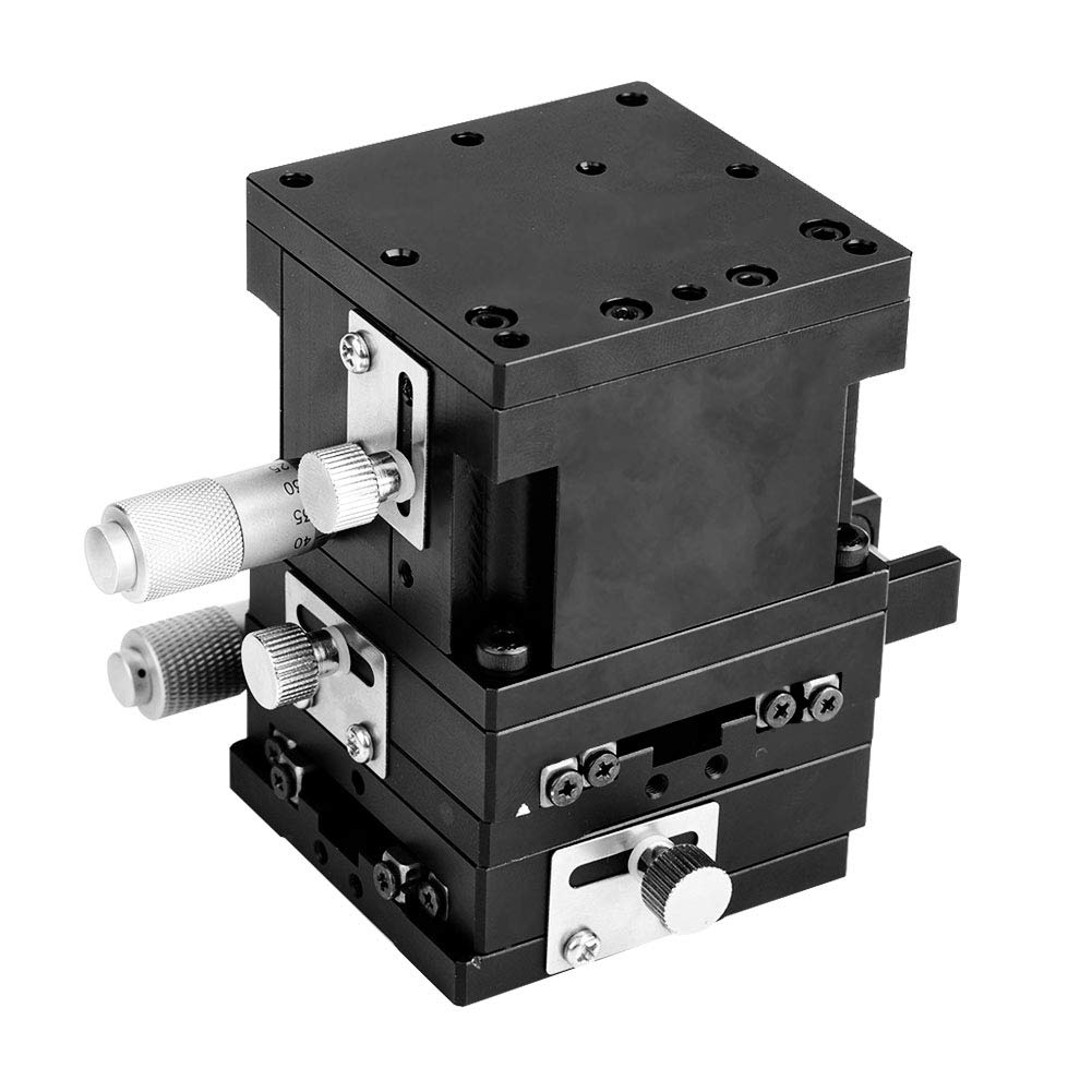 Buy Linear Stage Sliding Table, Manual XYZ 3 Axes Linear Stage Small ...
