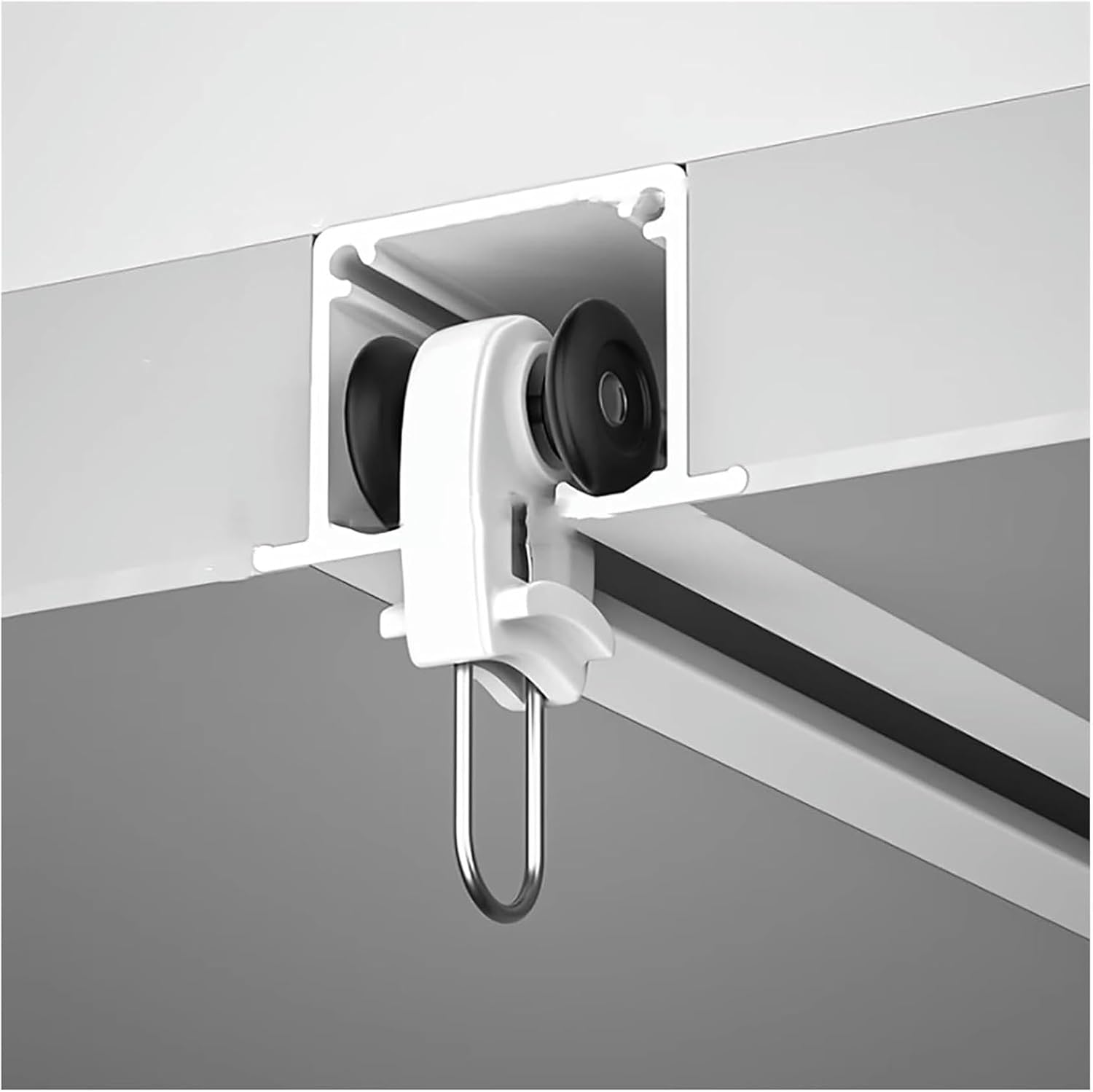 Amazon.com: White Hidden Recessed Curtain Track Ceiling Mount, Heavy ...