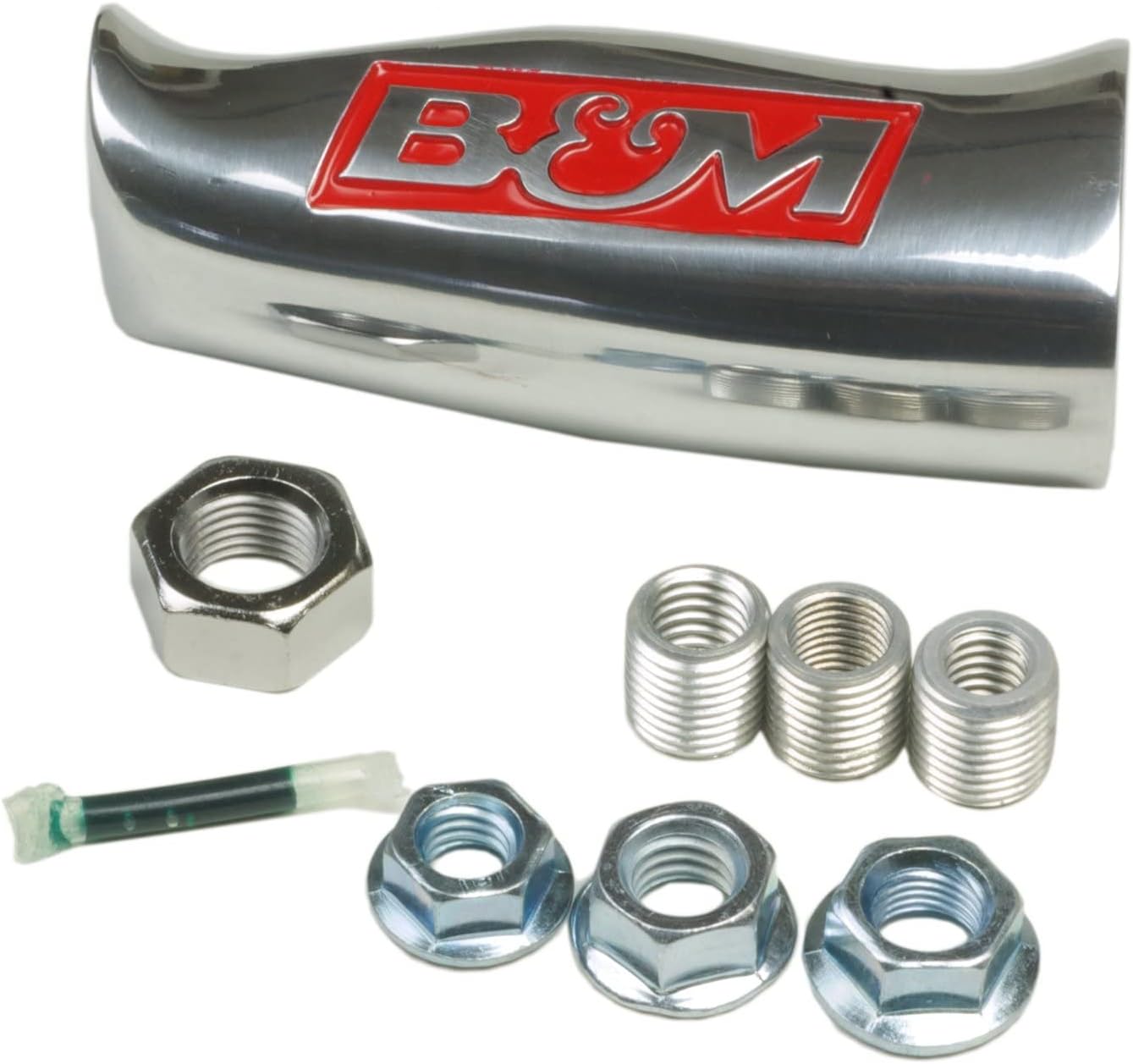 Amazon.com: B&M 80658 Brushed Aluminum T-Handle Shifter Grip with ...