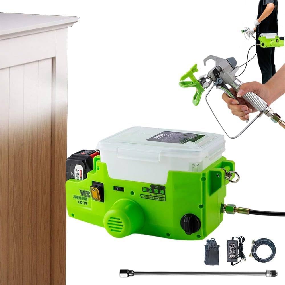 Amazon.com: Portable Airless Paint Sprayer - Cordless Backpack Spraying ...