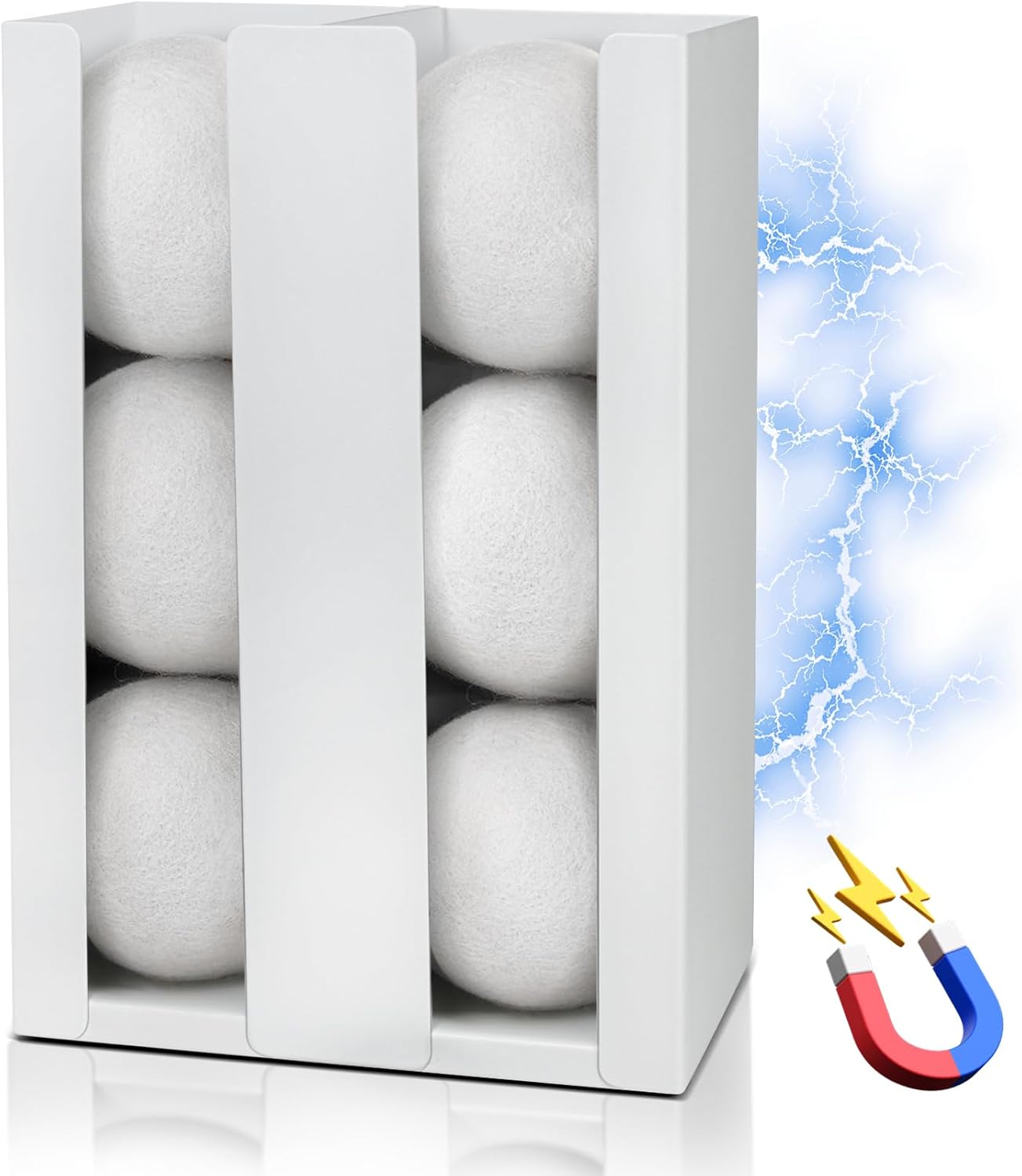 Amazon.com: Magnetic Dryer Ball Holder - Iron Wool Dryer Balls ...