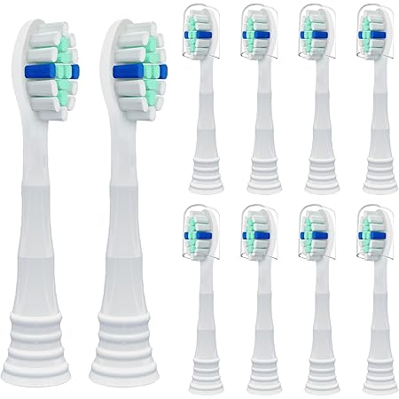 Amazon.com : OiDiPi 10 Pack Replacement Toothbrush Heads Compatible ...