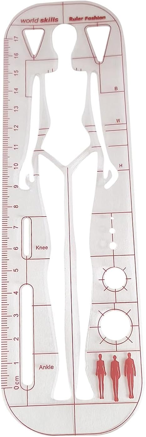 Amazon.com: Fancyes Fashion Drawing Template Ruler Models Fashion ...