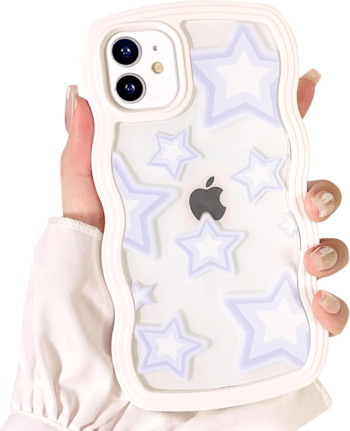 Amazon.com: NITITOP Compatible for iPhone 11 Case Cute Clear Blue ...