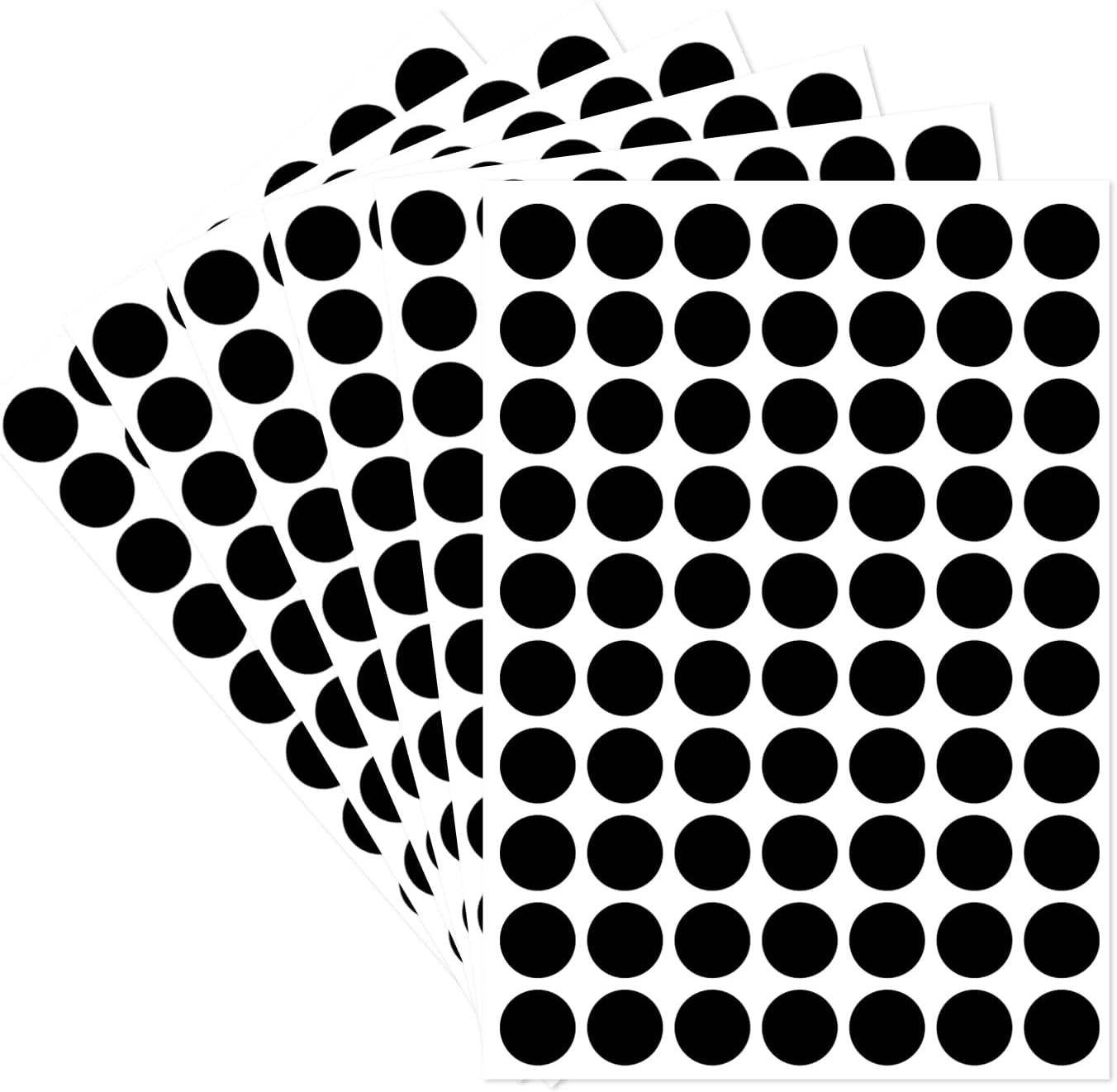 Amazon.com : Starboling Dot Stickers,1/2 Inch Black Circle Stickers ...