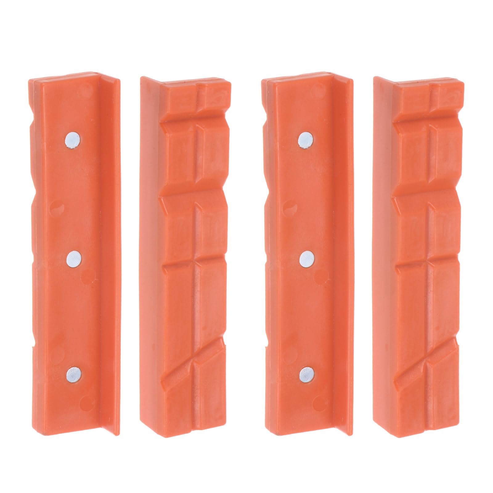 HARFINGTON 2set Magnetic Vise Jaws 5 Inch Magnet V-Grooves Soft Nylon ...