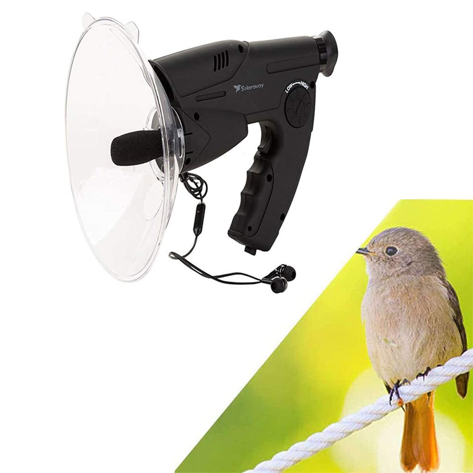 Amazon.com : Directional Parabolic Monocular MicrophoneX8 Bionic Ear ...