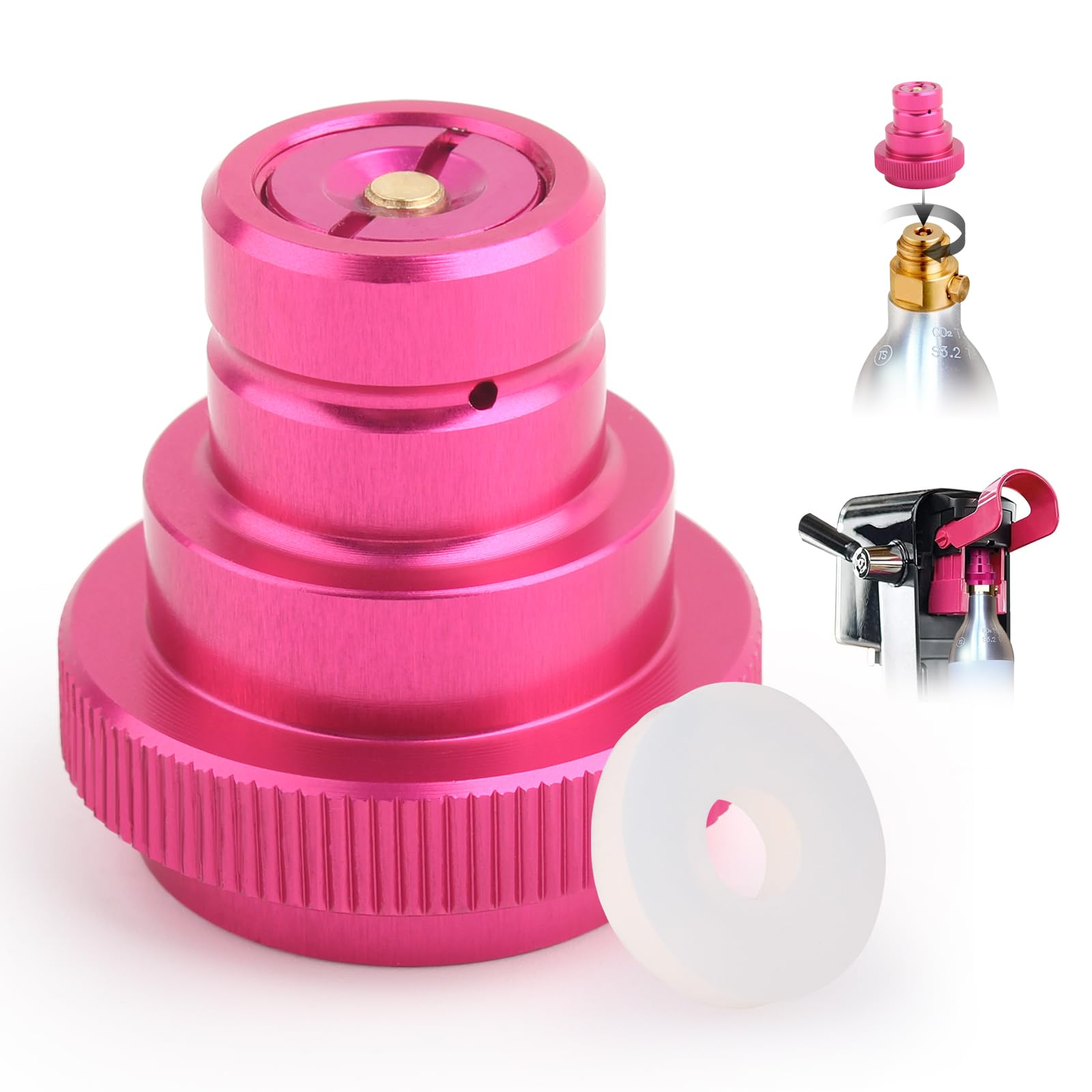 Amazon.com: Co2 Quick Adapter for Soda Water Machine Replacement for ...