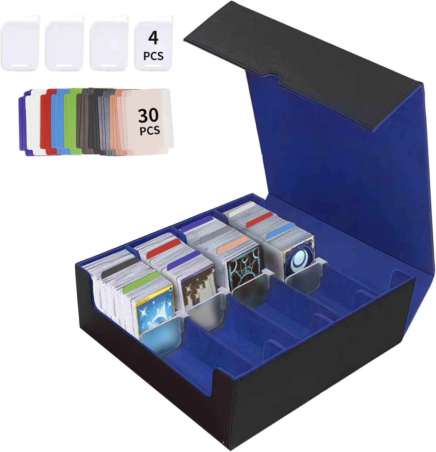 Amazon.com: QCZBH Trading Card Storage Box for card storage,Quadruple ...