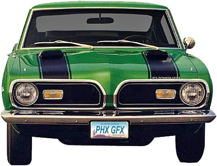 Amazon.com: Phoenix Graphix 1969 Plymouth Barracuda 'Cuda Hood and ...