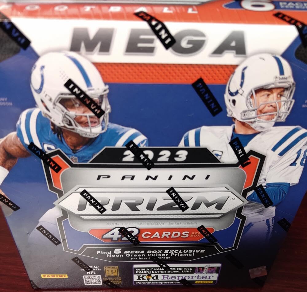 2023 Panini Prizm NFL Football Factory Sealed Mega Box 42 Cards (7 ...