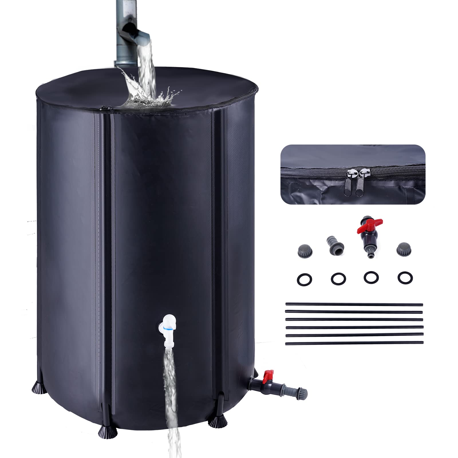 Rain Water Collection Barrel Riobow Rain Barrels Rainwater Collection ...