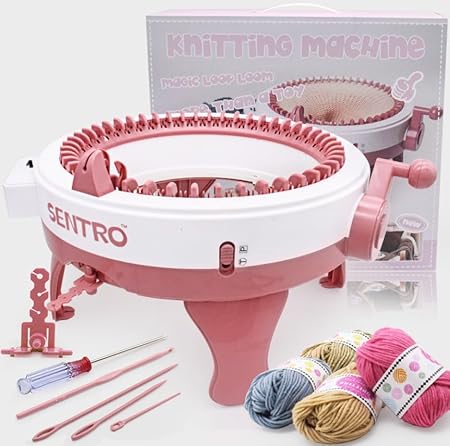 Amazon.com: TPbaeke SENTRO 48 Needles Knitting Machine, Knitting ...