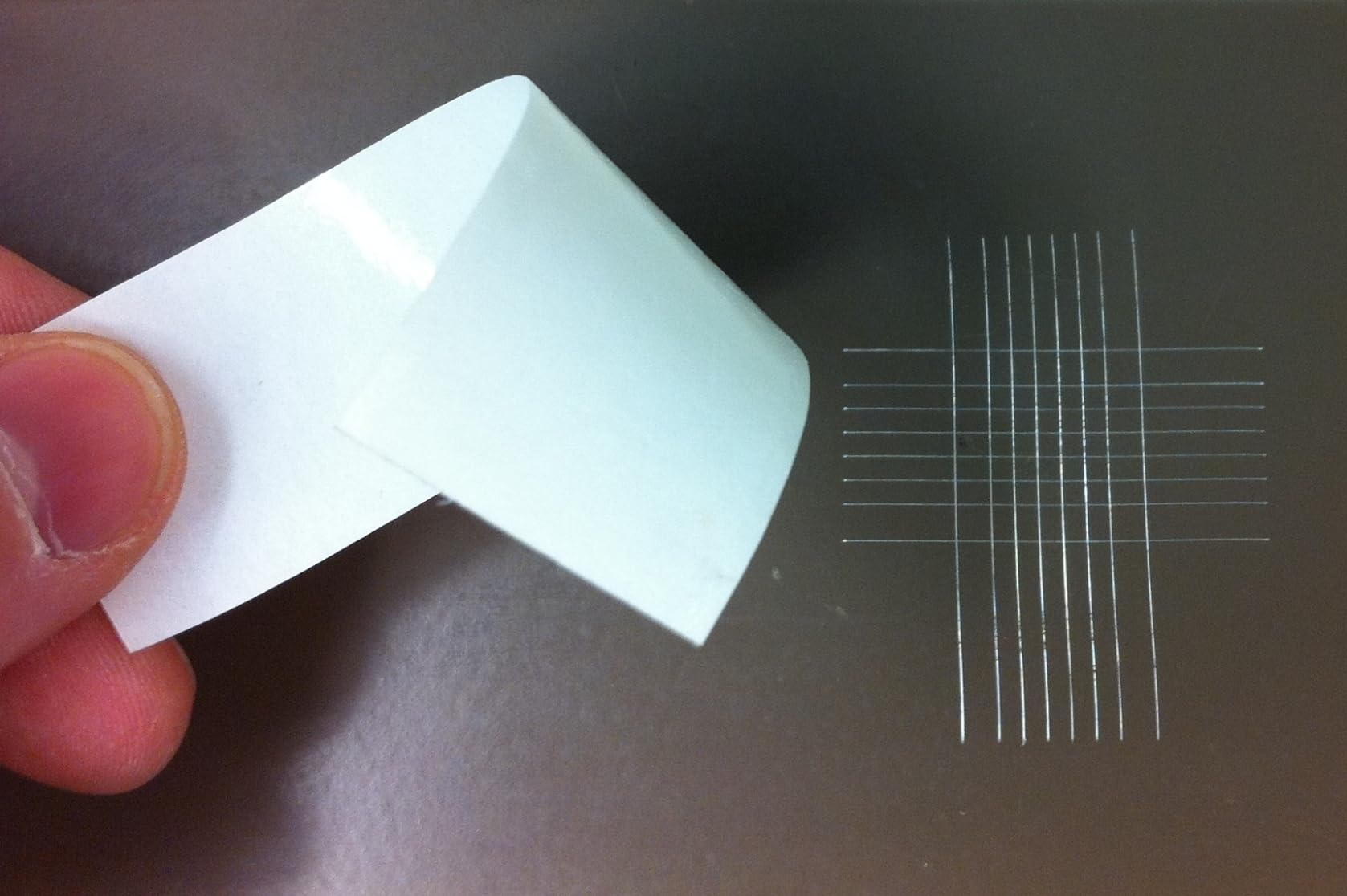 Paint Adhesion Testing Cross Hatch Testing Tape For ASTM D3359 Adhesion ...