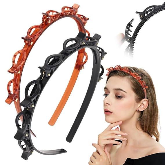 Amazon.com : ehnoge Butterfly Clip Headband for Women, 2025 New Bangs ...