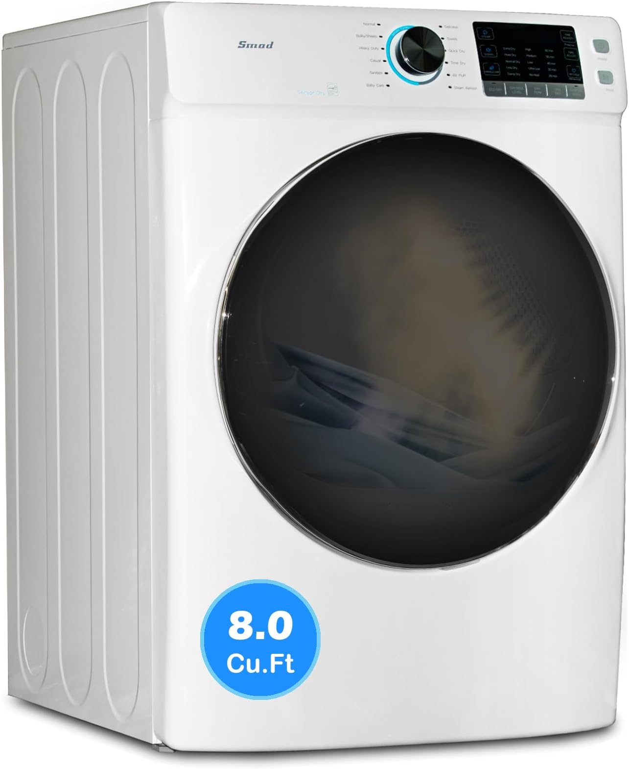 Amazon.com: Smad 8.0 Cu.ft Electric Dryer, 27" Full Size Clothes Dryer ...