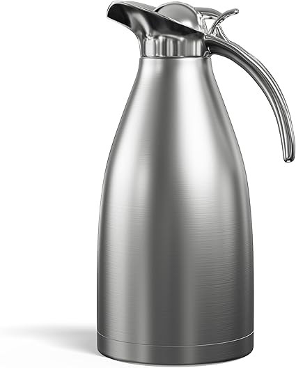 Amazon.com: Coffee Carafe 68oz/2L Insulated Stainless Steel Double ...