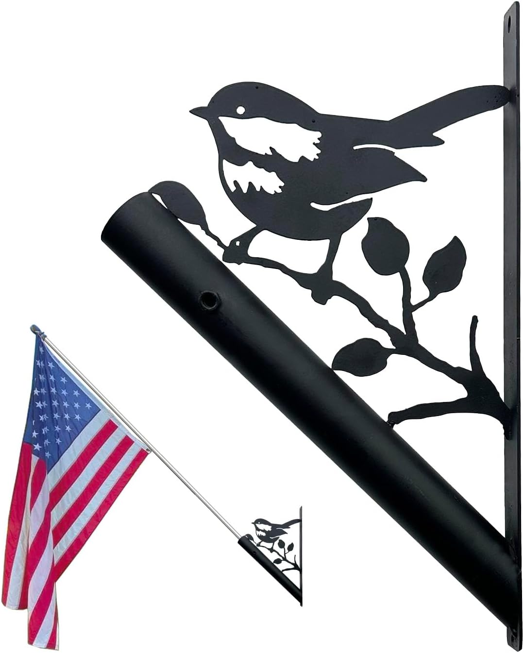 Amazon.com: CHINJCTB Flag Bracket, Flag Holder, Heavy Duty House Flag ...