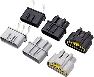 Amazon.com: XMGKMN DJ7031Y-6.3-11/21 car Connector car Connector 3P Plug Sheath QLW-A-3F-GR ...